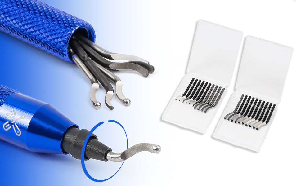 BroadBasic Deburring Tool for metal, plastic, resin, 3d print, copper, PVC